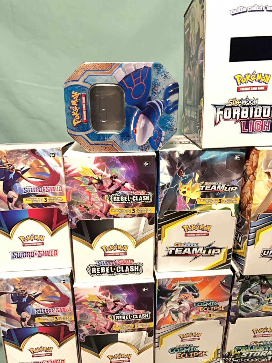 Pokémon empty booster display boxes | Maxsold