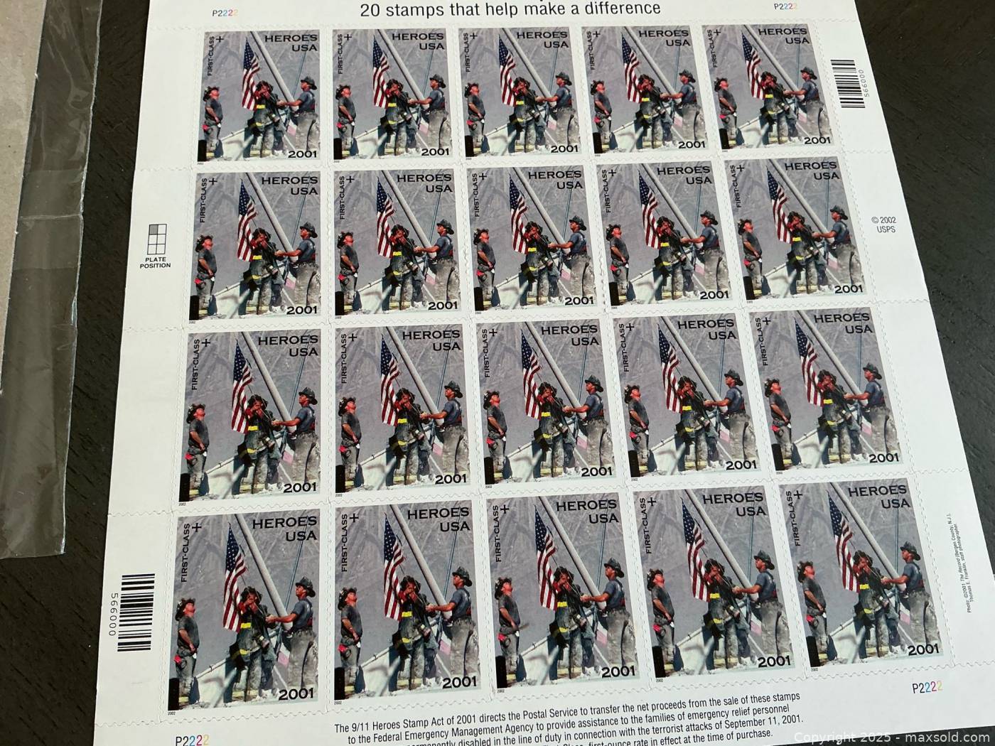 Four USPS Self-Adhesive Stamp Sheets | Maxsold