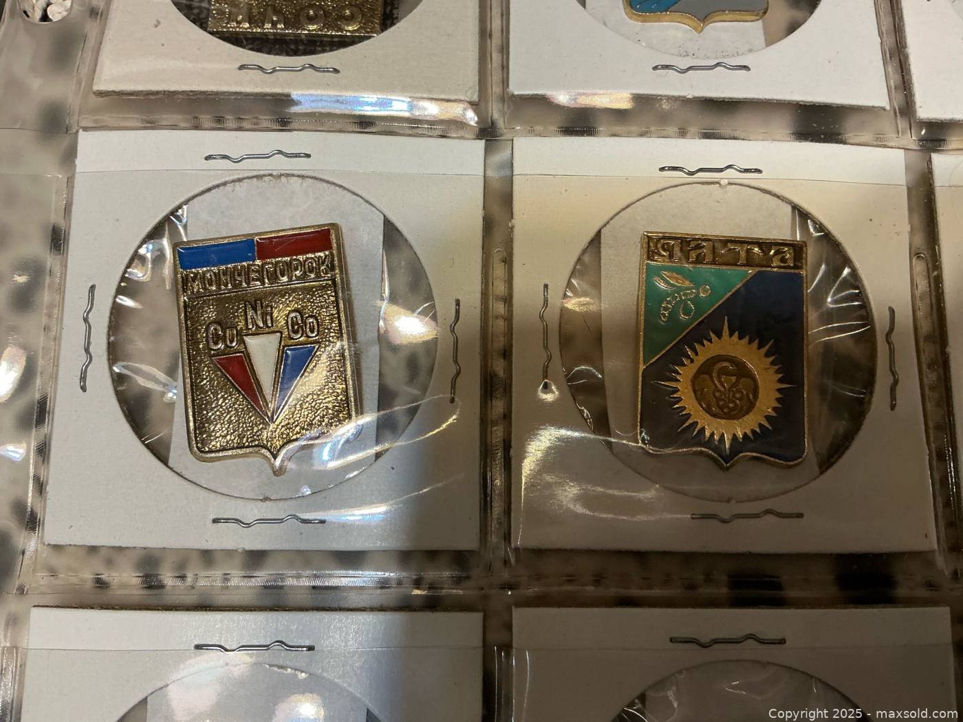 Soviet-era enamel lapel pins | Maxsold