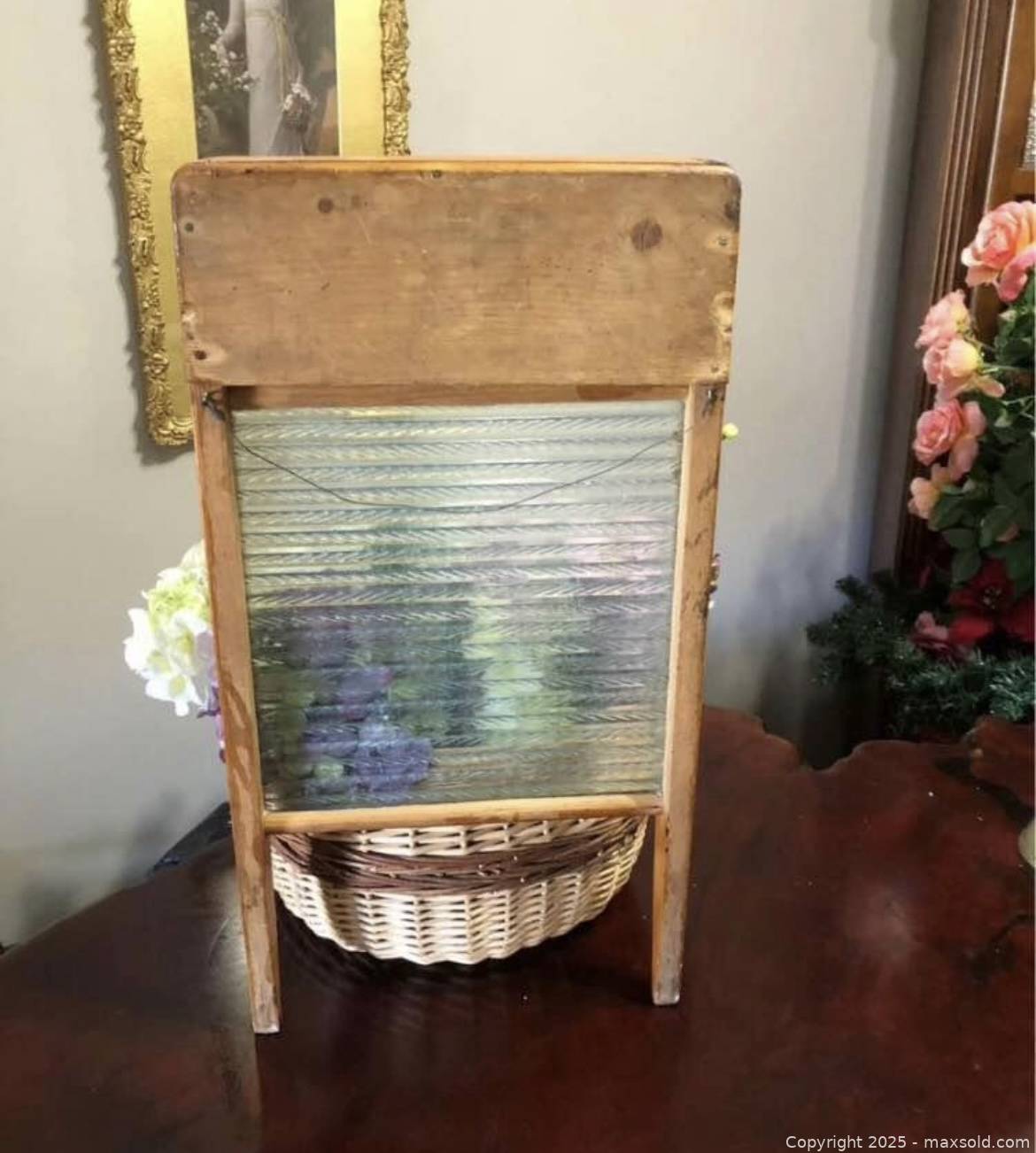 Antique Glass Washboard 24" x 13" | Maxsold