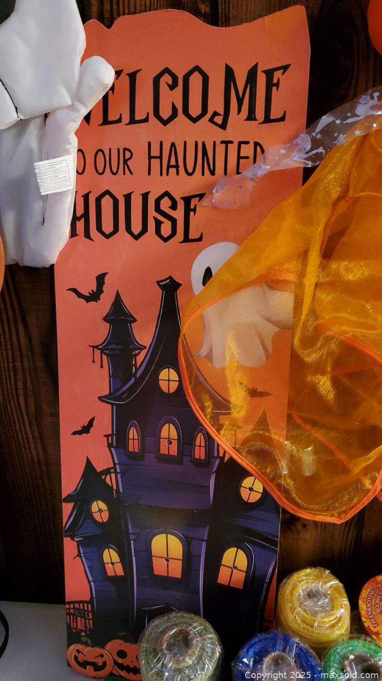 Mixed holiday decorations Halloween Thanksgiving Fall | Maxsold