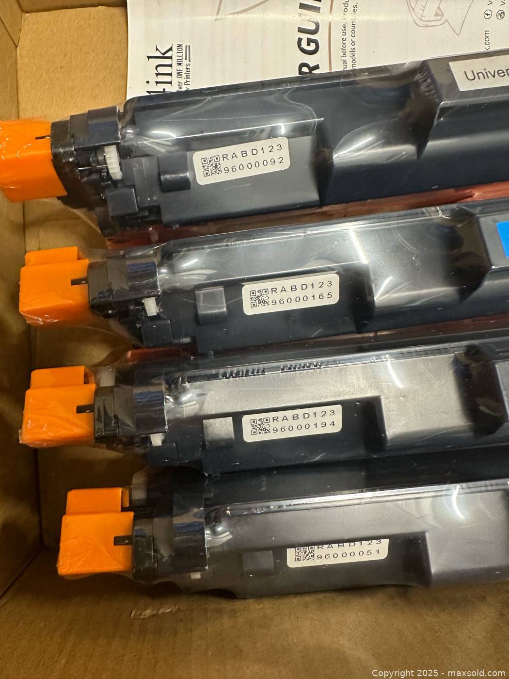 v4ink toner cartridges set of four | Maxsold