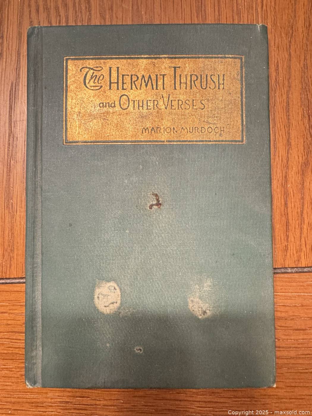 The Hermit Thrush and Other Verses book | Maxsold