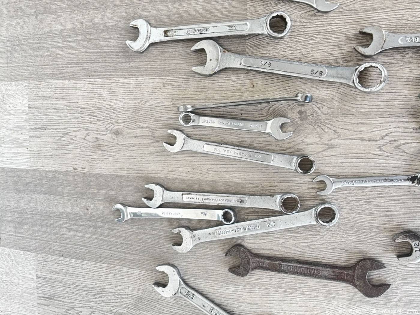 Mixed open-end & combination wrenches ~55 pcs | Maxsold