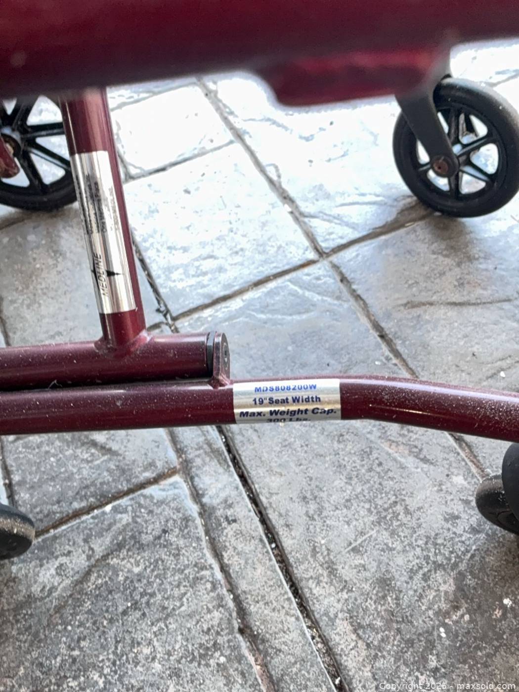Medline patient assist wheelchair | Maxsold