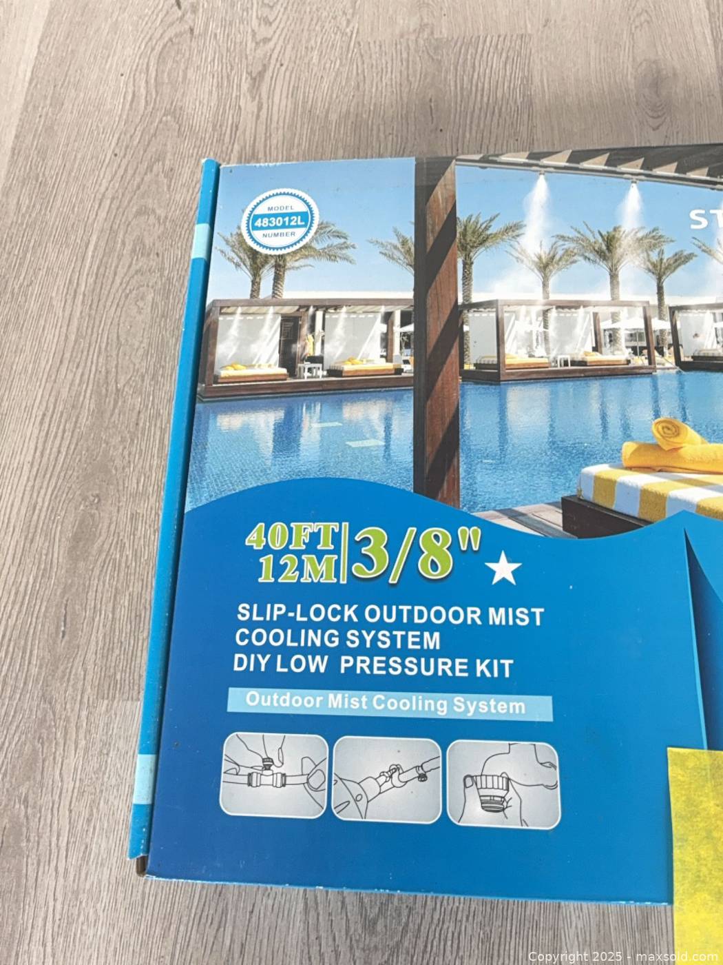 Pair Star Mist 40ft Slip-Lock Outdoor Mist Cooling Kits | Maxsold