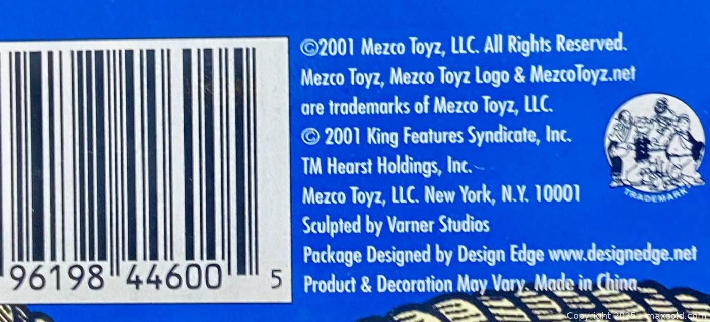 2001 Mezco Popeye the Sailorman action figure new in box | Maxsold