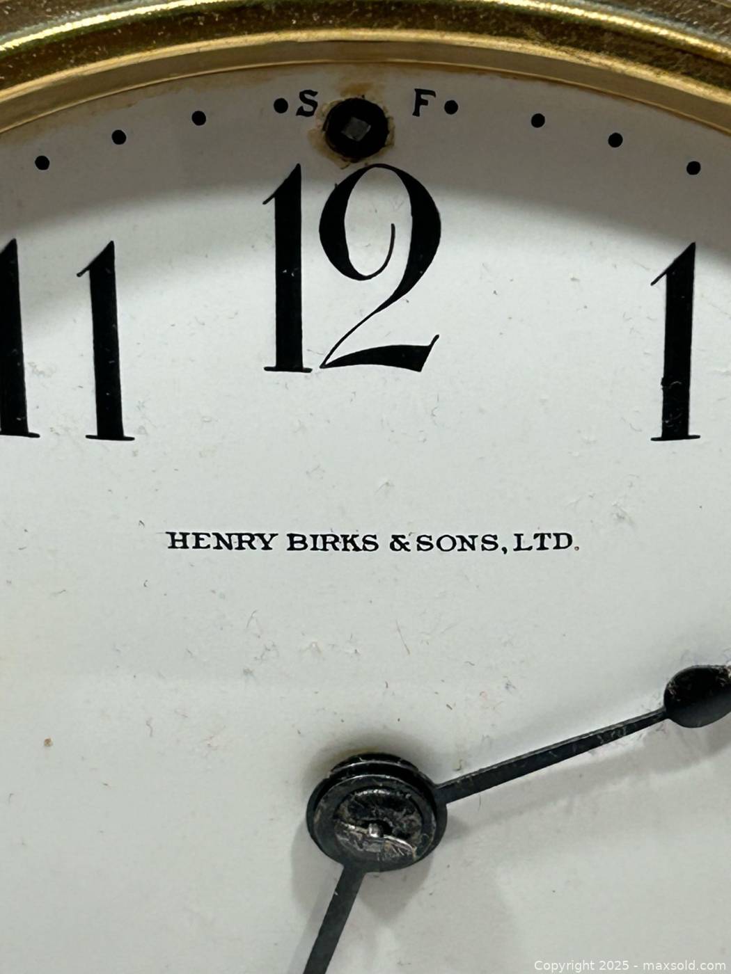 Antique Balloon Mantel Clock by Henry Birks & Sons | Maxsold