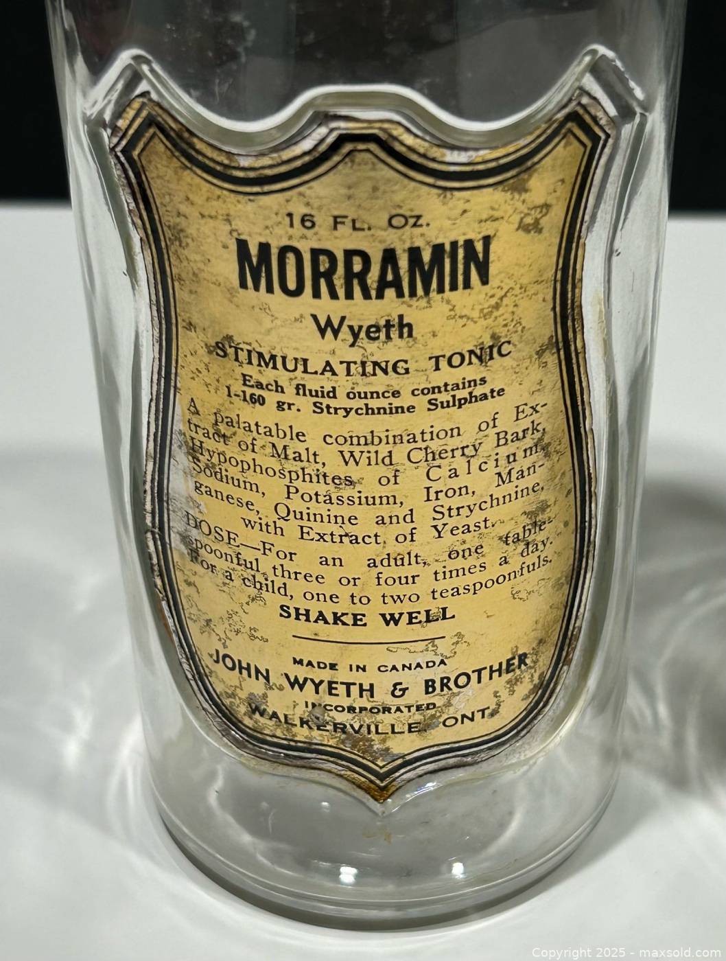 John Wyeth & Brother 16 fl oz apothecary bottles | Maxsold