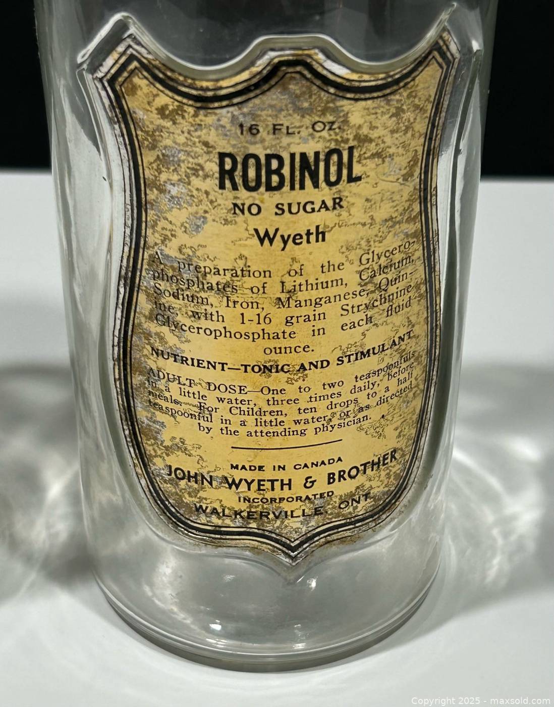 John Wyeth & Brother 16 fl oz apothecary bottles | Maxsold