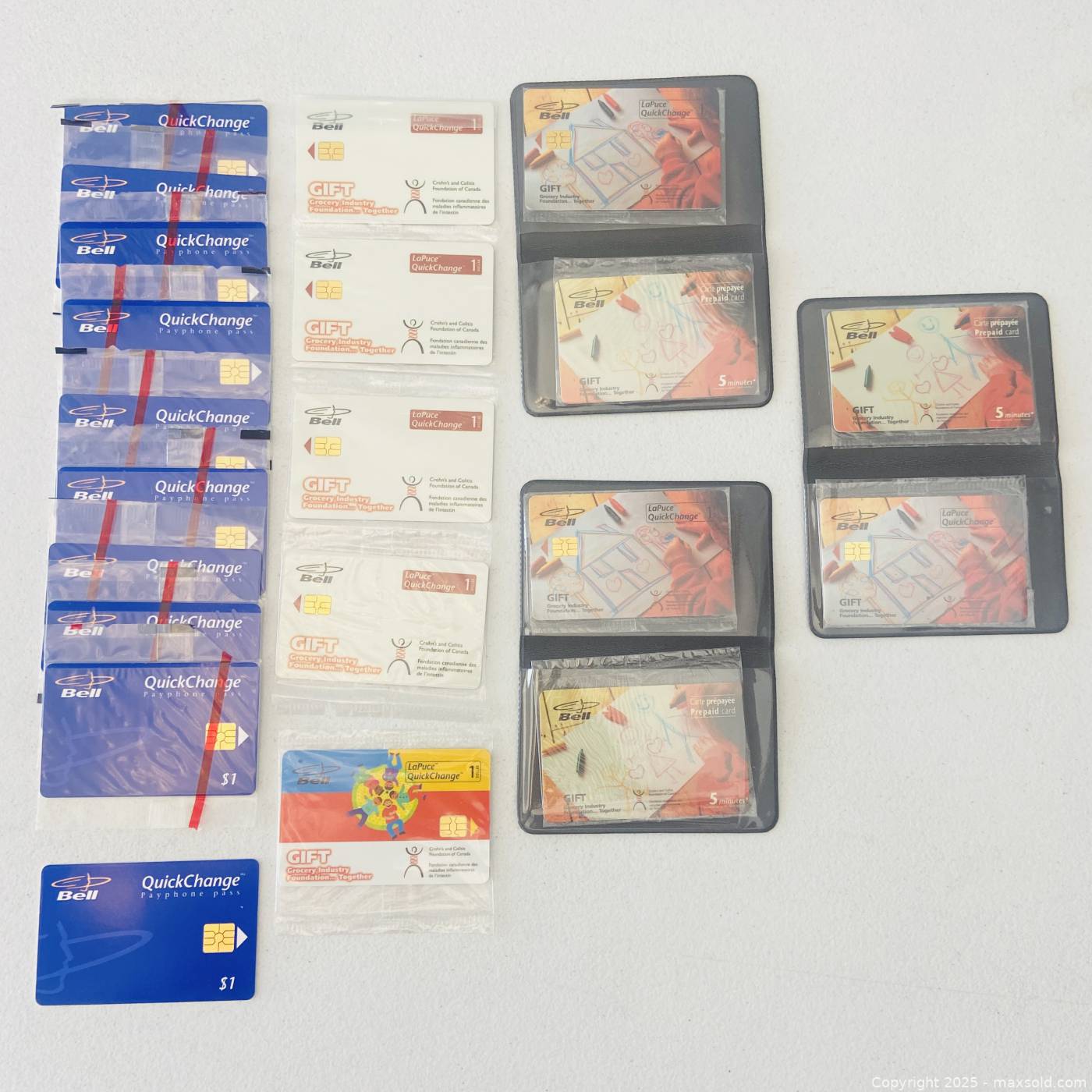 Bell QuickChange Prepaid Phone Cards Collection | Maxsold