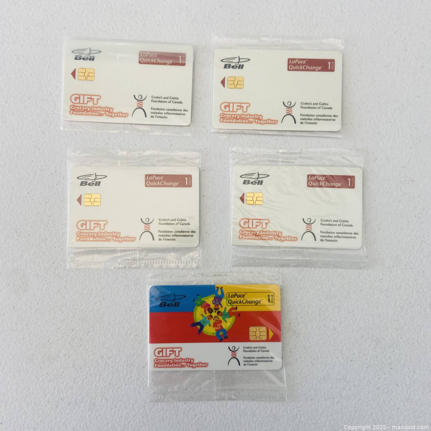 Bell QuickChange Prepaid Phone Cards Collection | Maxsold