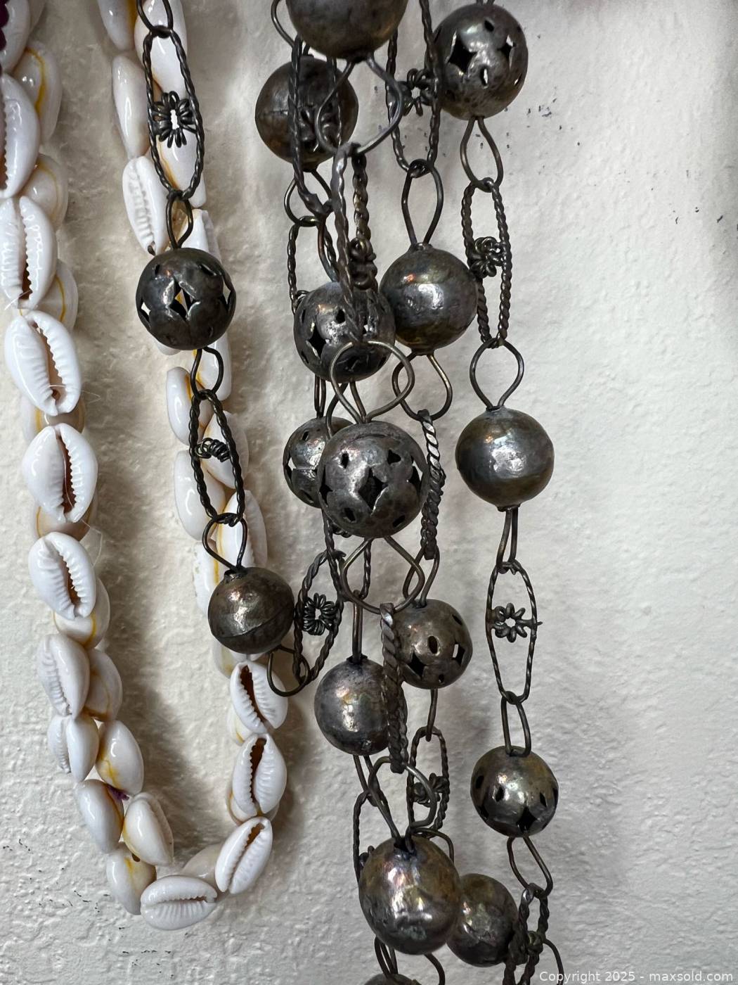 Shell And Metal Bead Necklaces | Maxsold