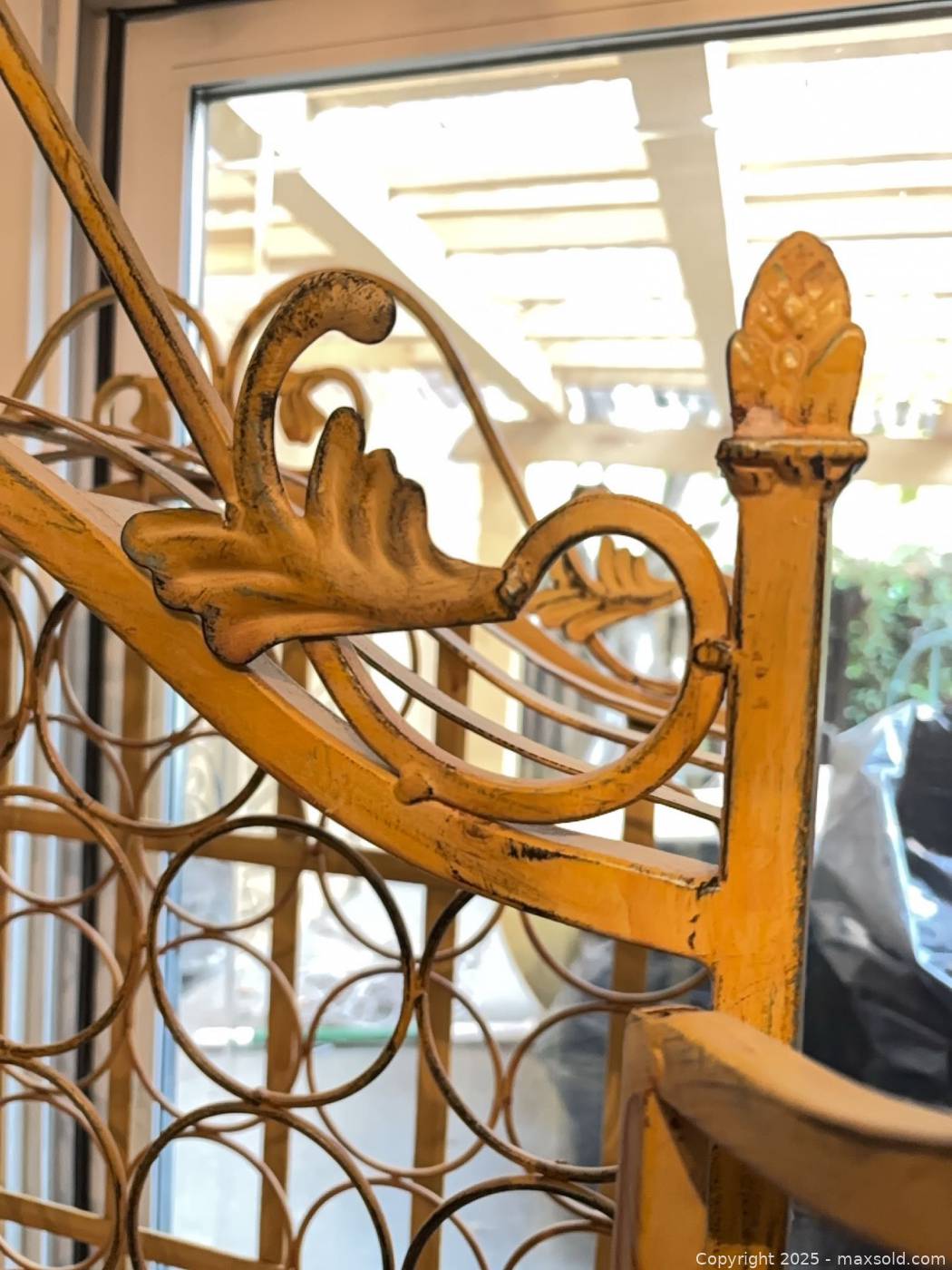 Gold Painted Wrought Iron Wine Cage, Brookstone Opener, Corkcicle Cup ...