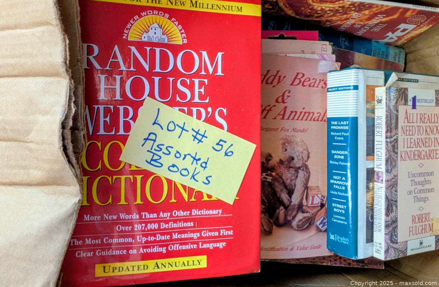 Box Of Assorted Books Maxsold
