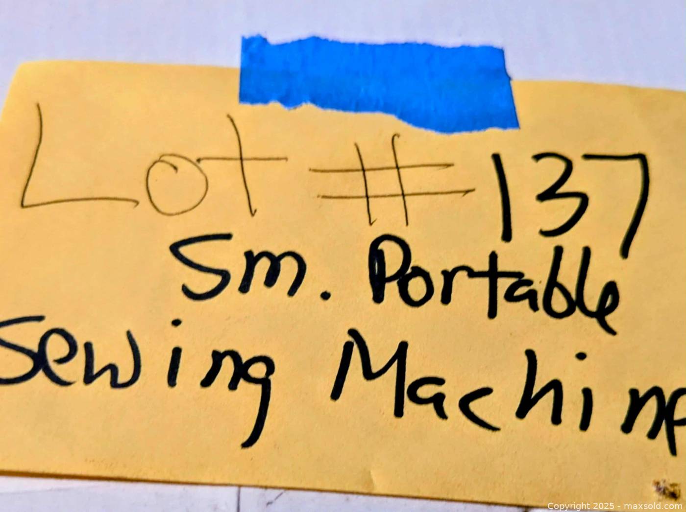 Lockstitch portable sewing machine, new in box | Maxsold