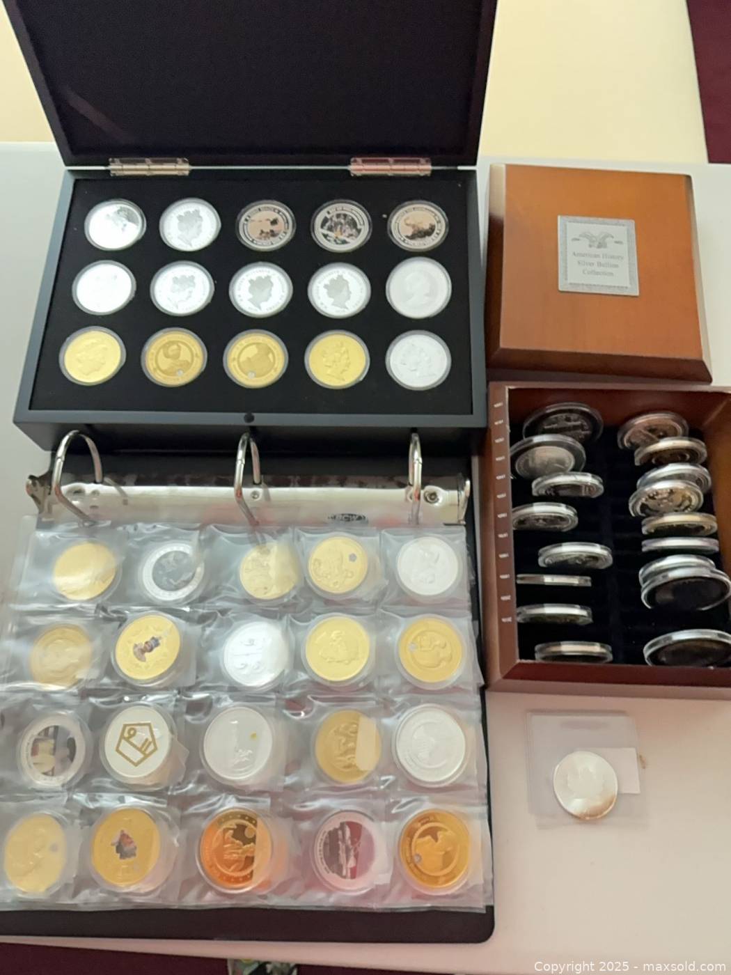 Silver bullion and commemorative coin sets | Maxsold