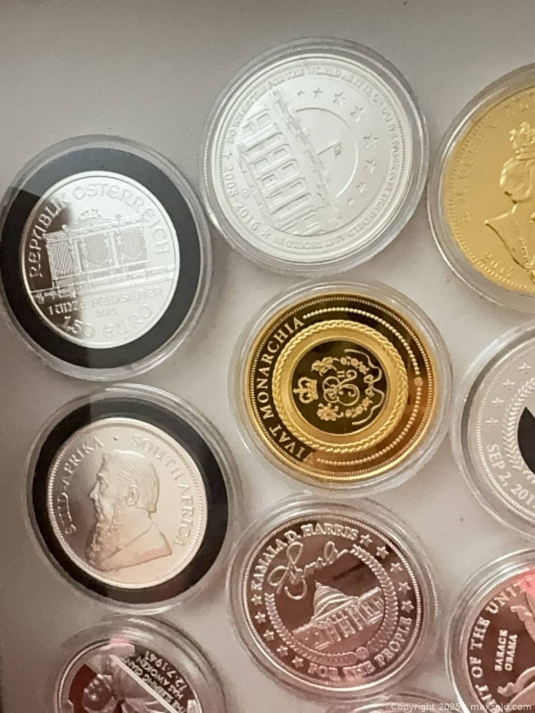 Silver bullion and commemorative coin sets | Maxsold
