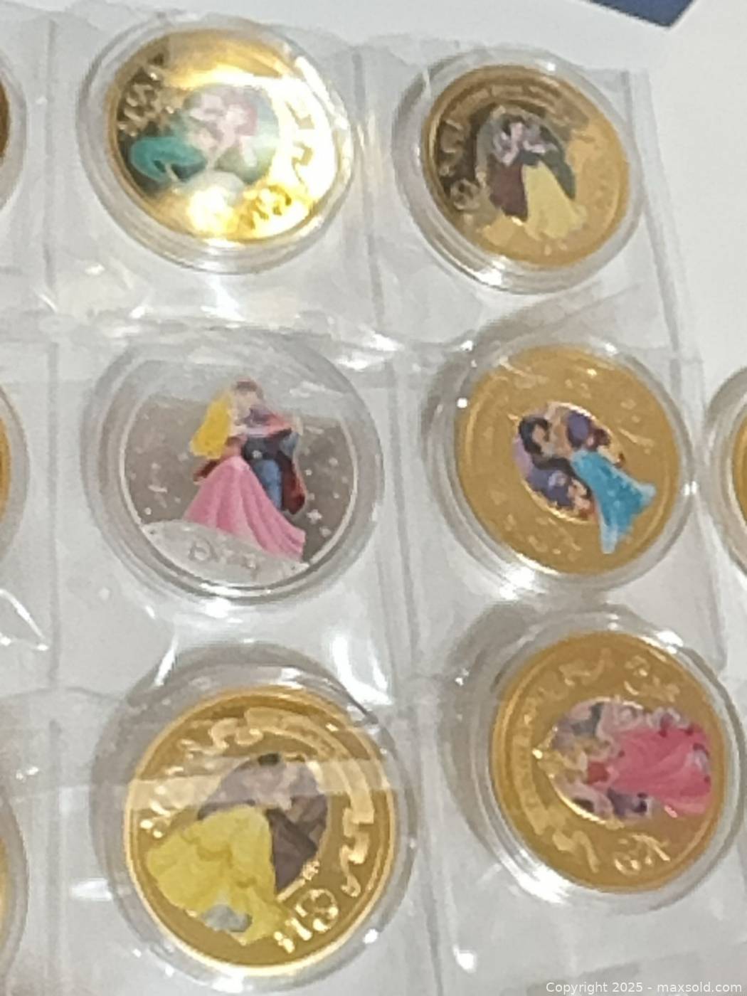 Disney Princess 24kt Gold-Plated Collector Coins | Maxsold