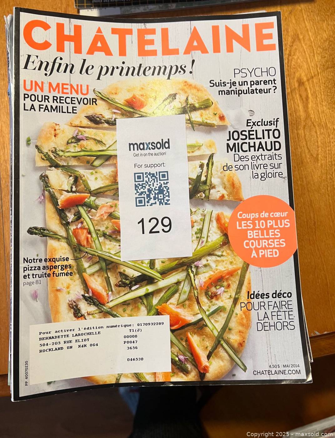 Chatelaine French-language magazine | Maxsold