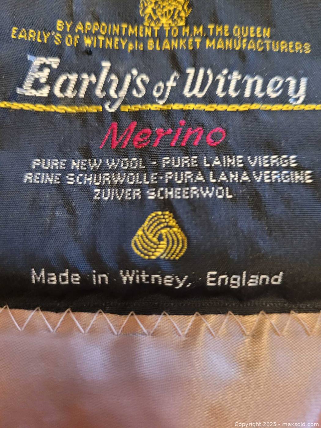 Early's of Witney merino wool blanket | Maxsold