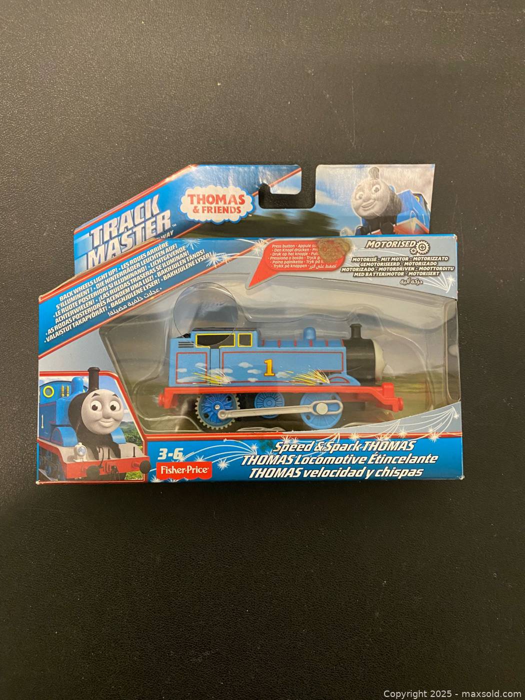 Thomas & Friends TrackMaster Speed & Spark Thomas motorized engine ...