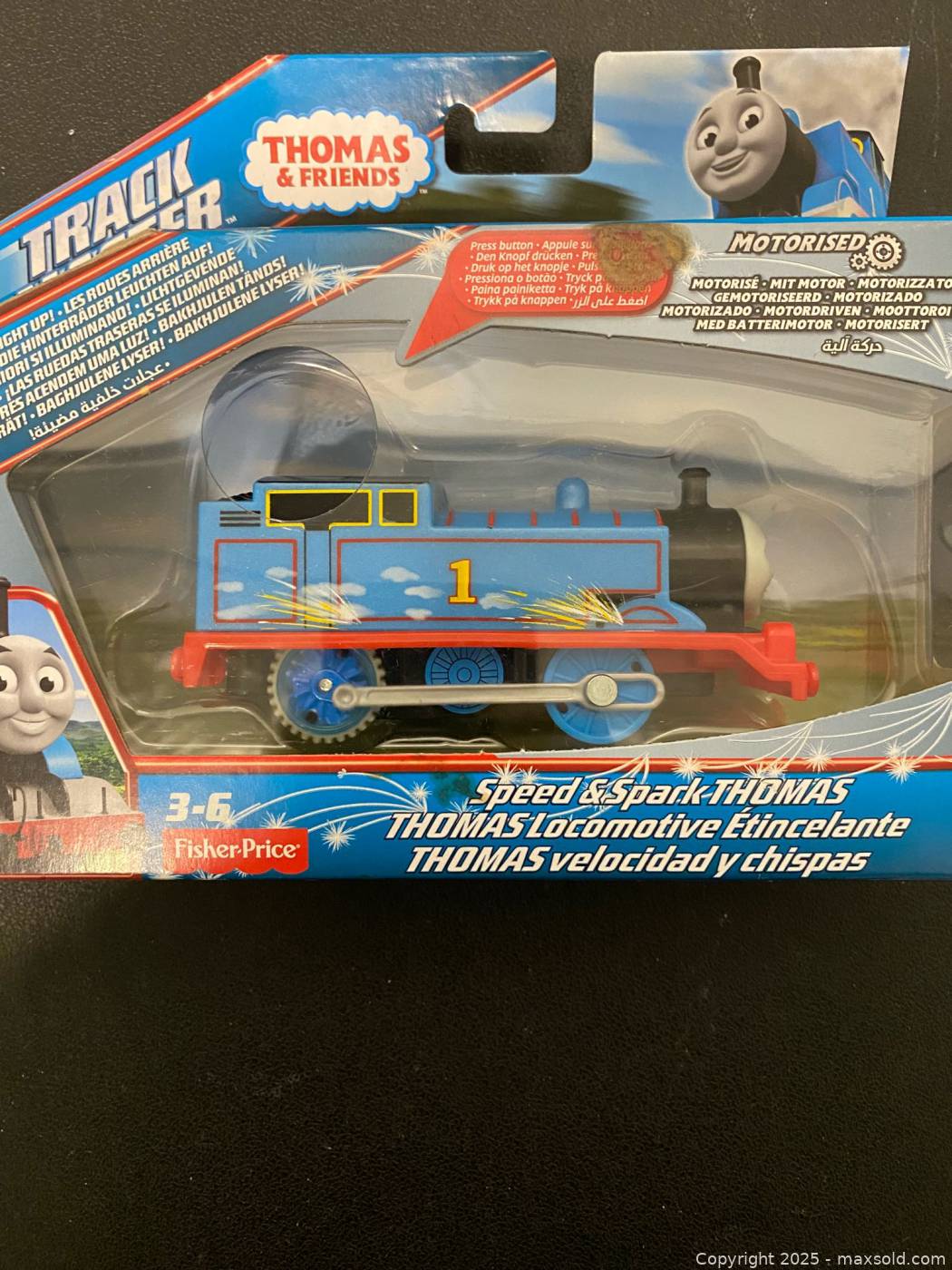 Thomas & Friends TrackMaster Speed & Spark Thomas motorized engine ...