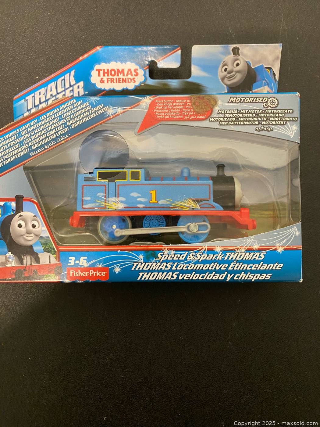 Thomas & Friends TrackMaster Speed & Spark Thomas motorized engine ...