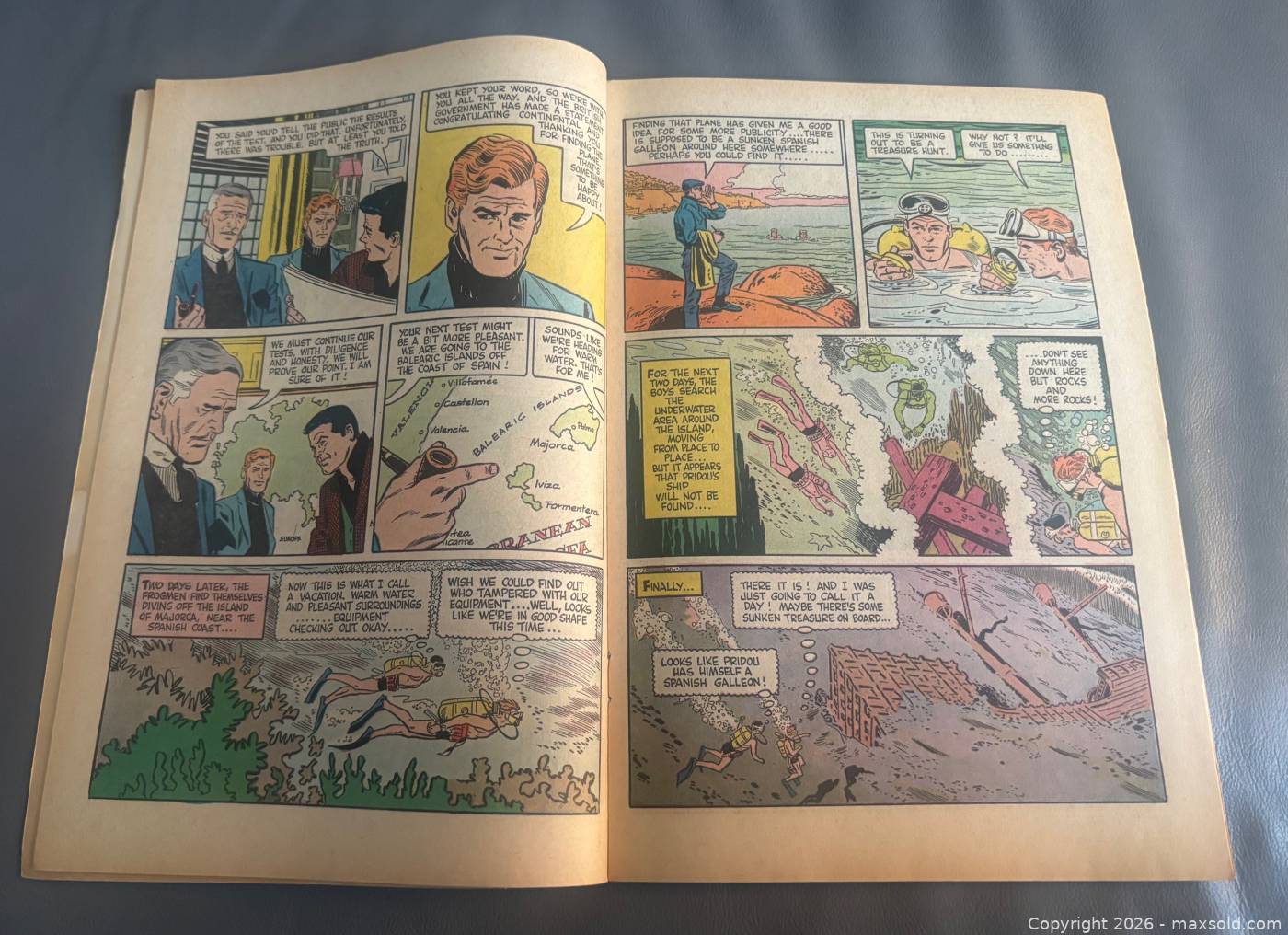 1963 Dell The Frogmen Issue #5 Comic Book | Maxsold