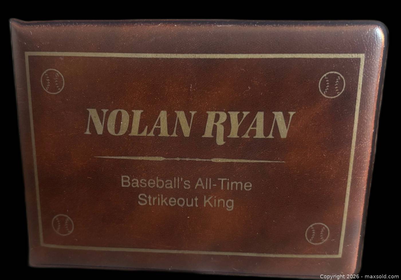 1993 Nolan Ryan 23kt Gold Stamp Presentation Set | Maxsold