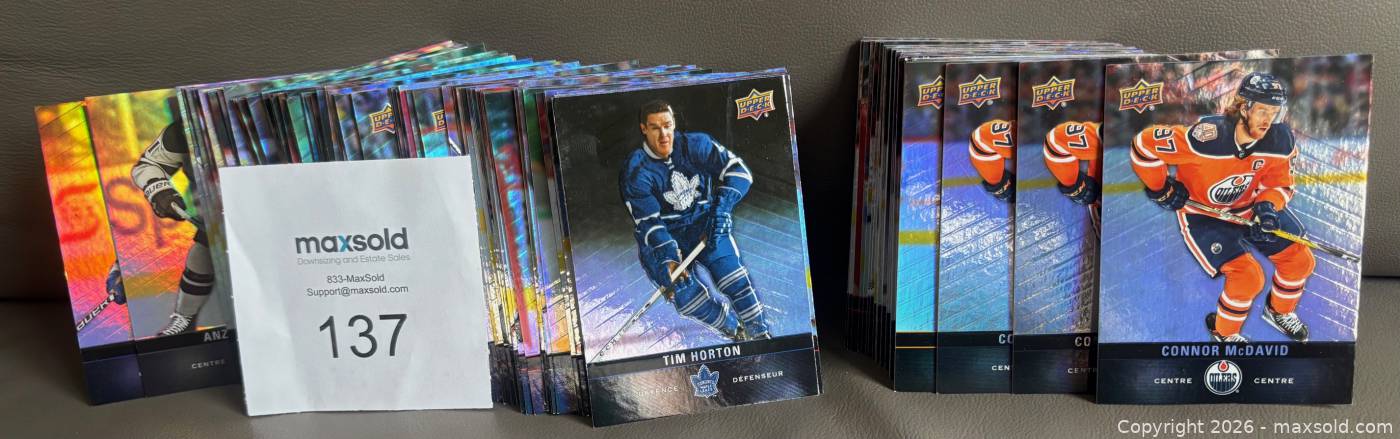 2019-20 Upper Deck Tim Hortons Hockey Cards 90-card base set plus 38 ...