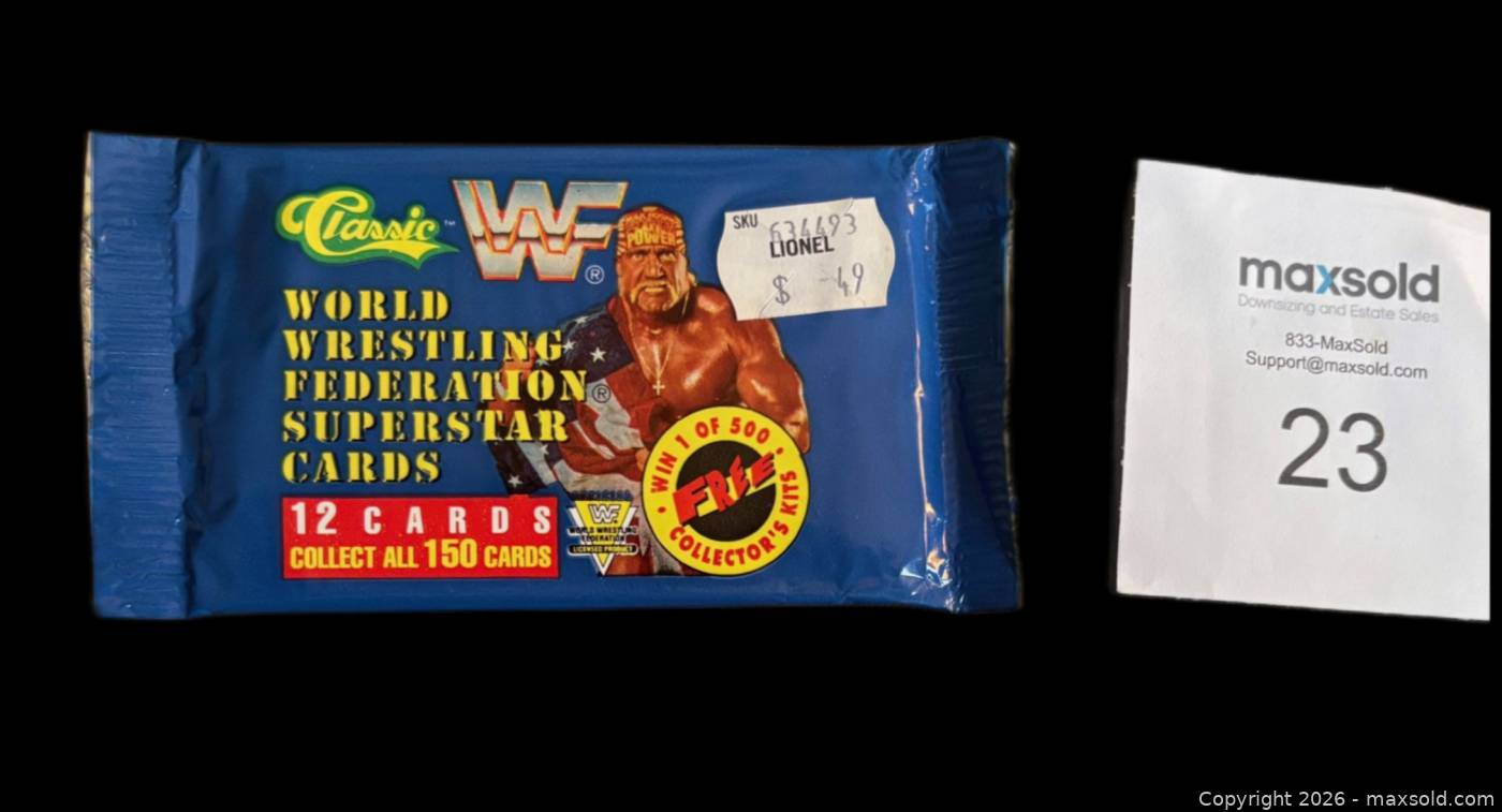 Unopened 1991 Classic WWF Wrestling Card Pack | Maxsold