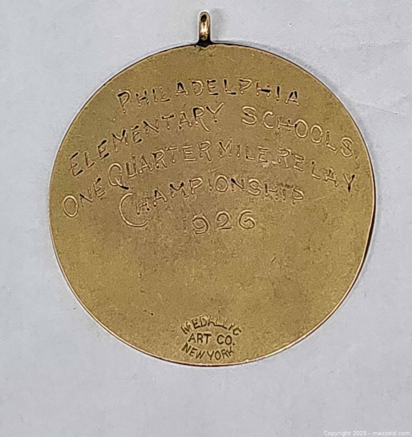 1926 University of Pennsylvania Relay Carnival medal | Maxsold