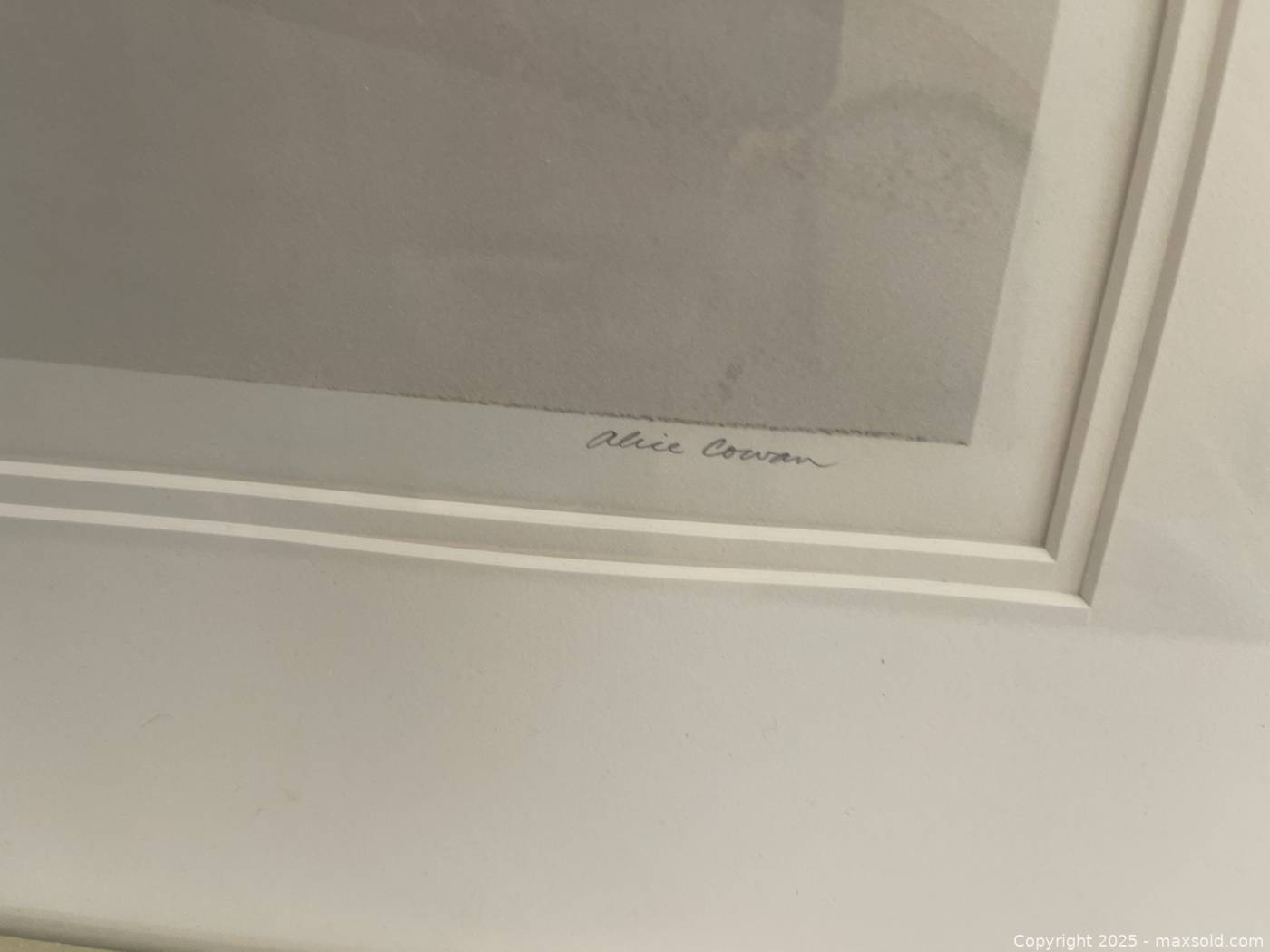 Alice Cowan signed print Once A Mighty King 202/450 | Maxsold