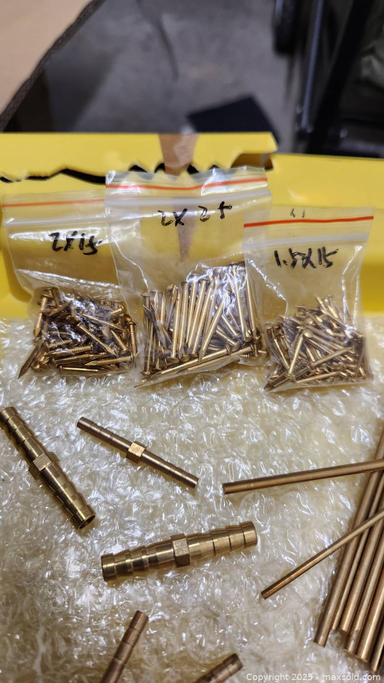 Threaded brass heat inserts 415+ pcs assorted sizes | Maxsold