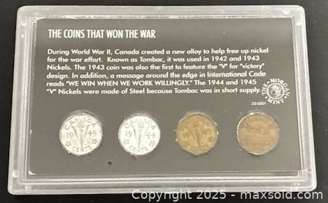 1942-1945 Canadian 5-Cent Coin Set | Maxsold