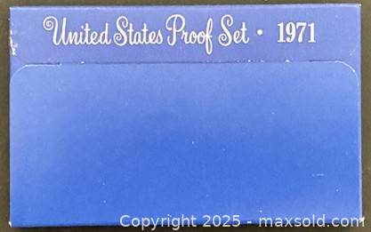 1971 United States Proof Coin Set | Maxsold