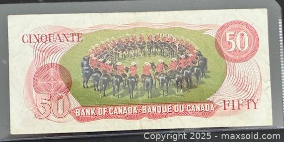 1975 Canada $50 Banknote | Maxsold