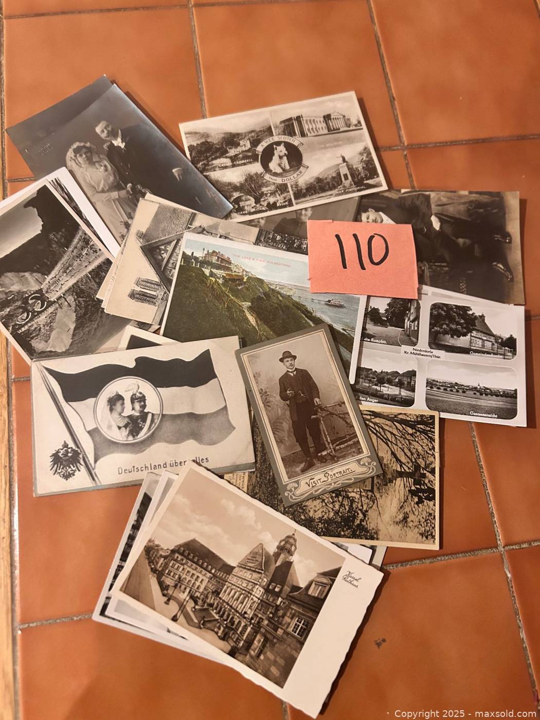 Vintage black-and-white postcards lot | Maxsold