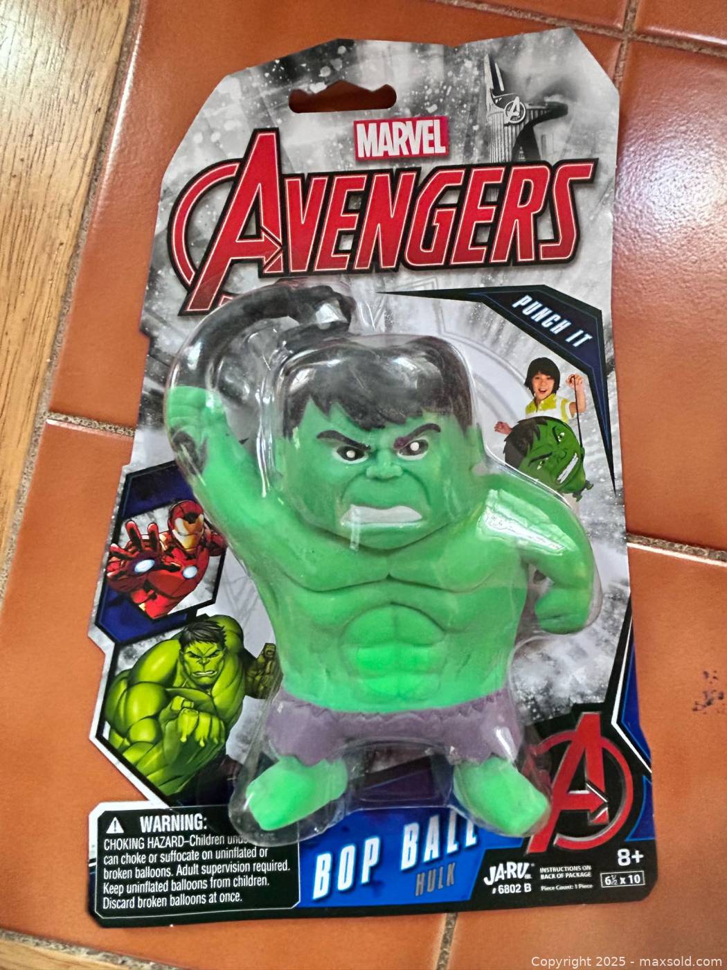 Rescue Heroes Rocky Canyon figure and Marvel Avengers Hulk Bop Ball ...