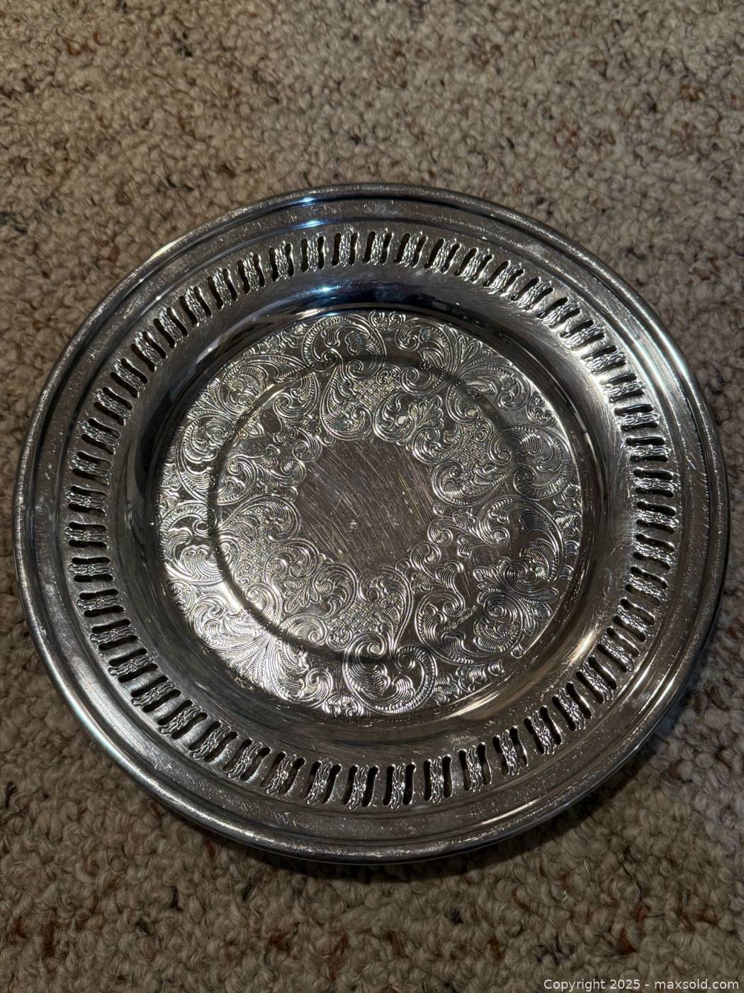 Viking Plate silver-plated trays and bowl, 3 pcs | Maxsold