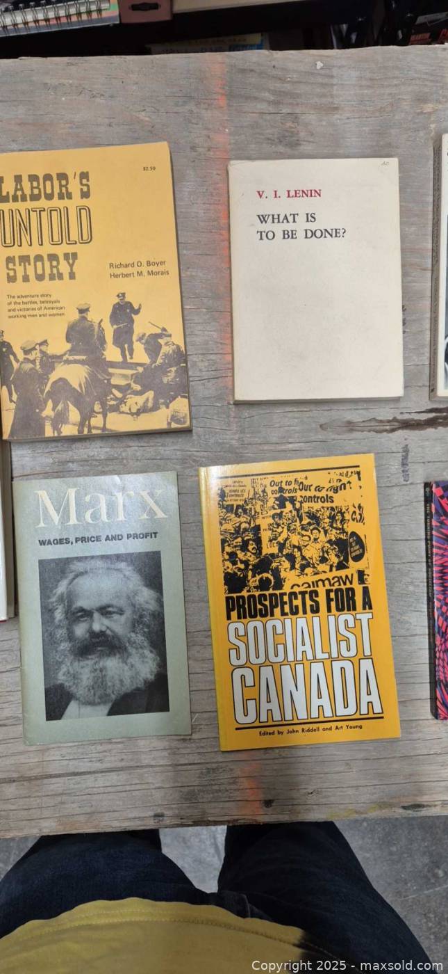Bundle of 10 Marxism, Socialism & Labour books | Maxsold
