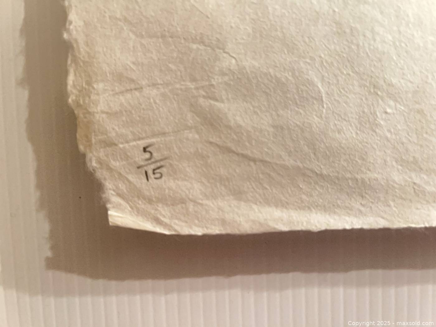 Hazelgrove 1998 "The Aleph Beth" limited edition print 5/15 | Maxsold