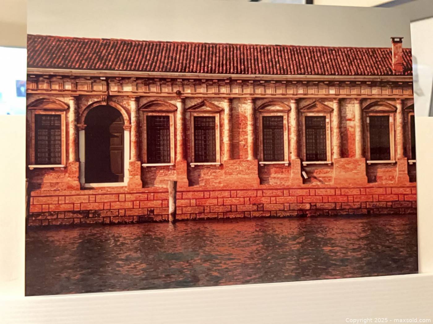 Venetian canal building photo print 14" x 11" | Maxsold