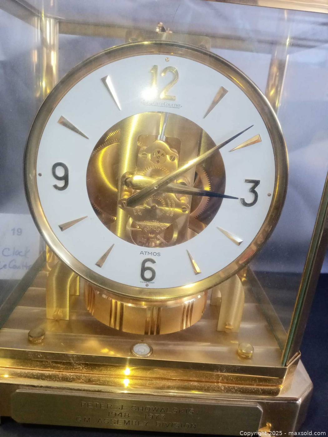 Jaeger LeCoultre Atmos Clock 528-8 | Maxsold