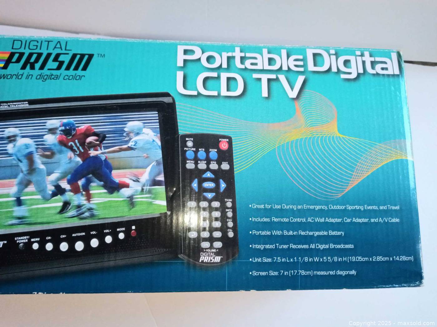 Digital Prism 7" Portable Digital LCD TV | Maxsold