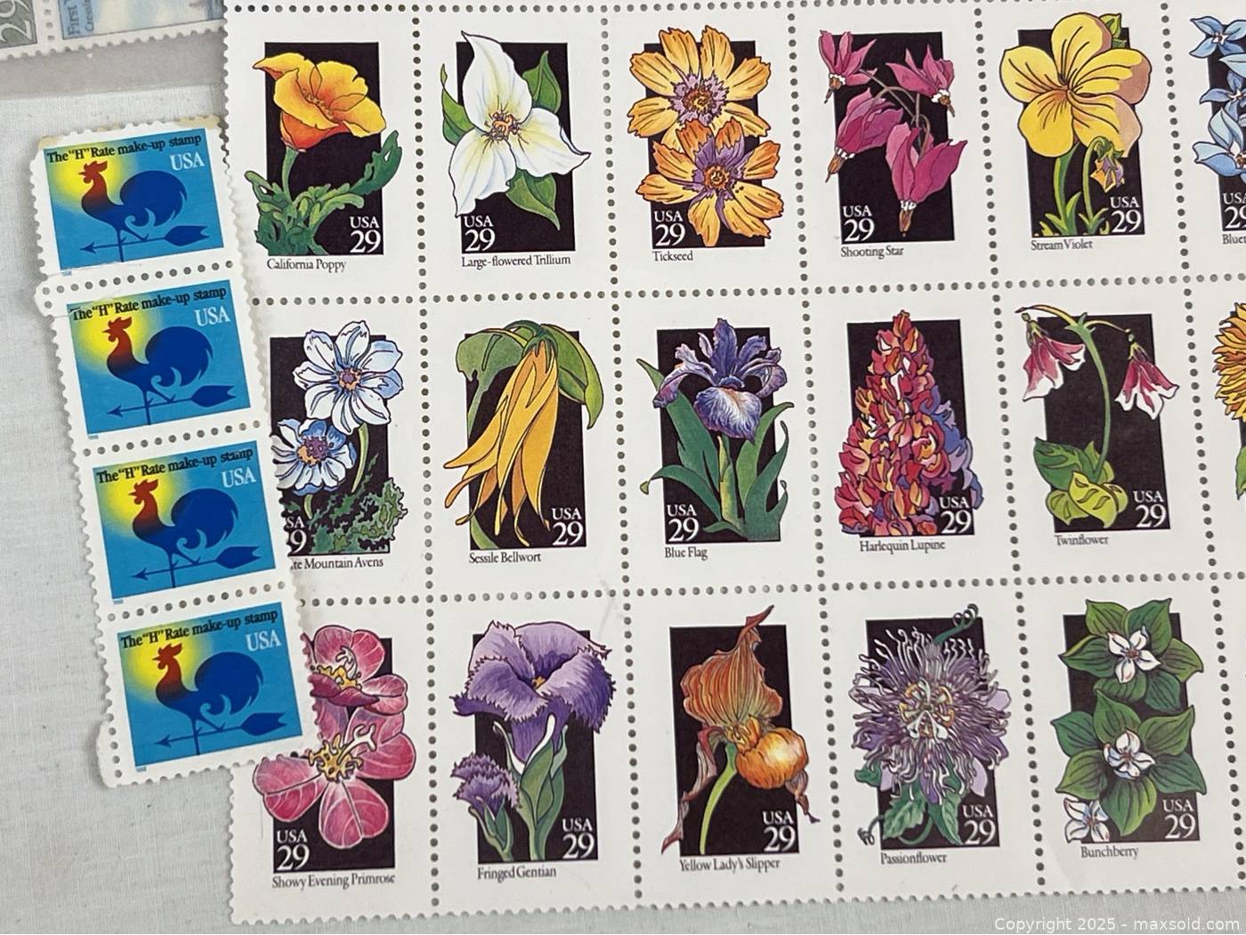 Unused U.S. postage stamp assortment | Maxsold
