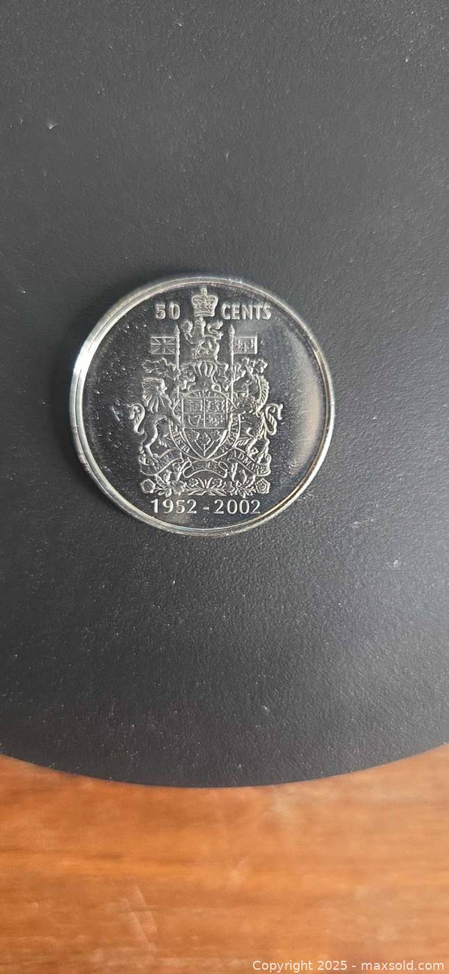 1952-2002 Canadian 50-cent coin | Maxsold