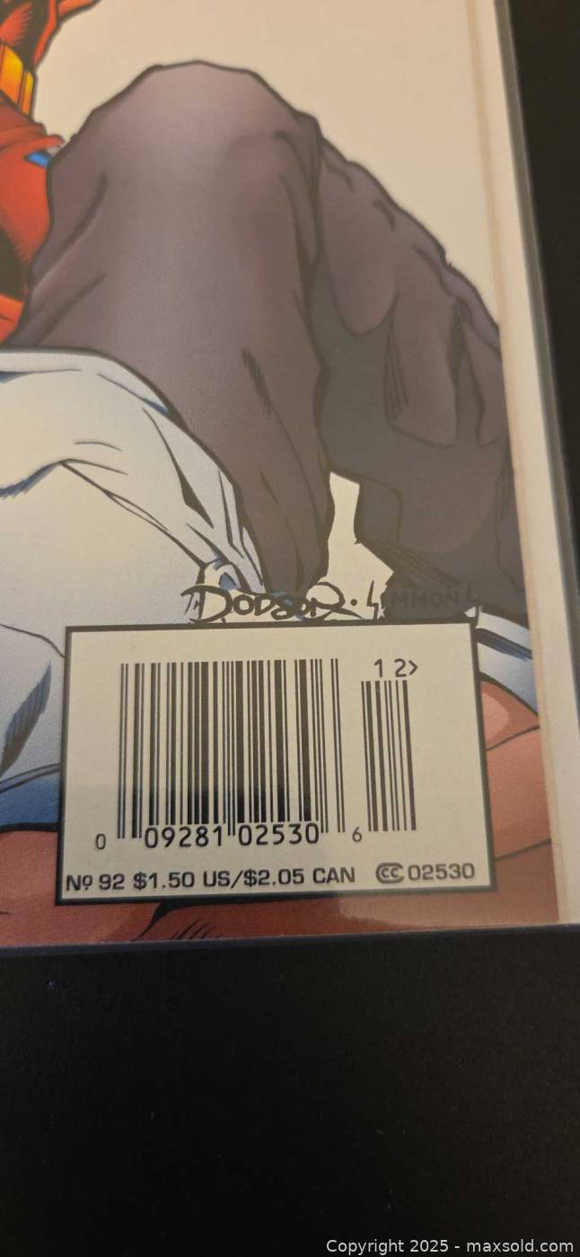 Excalibur #92 Marvel Comics newsstand Colossus cover | Maxsold