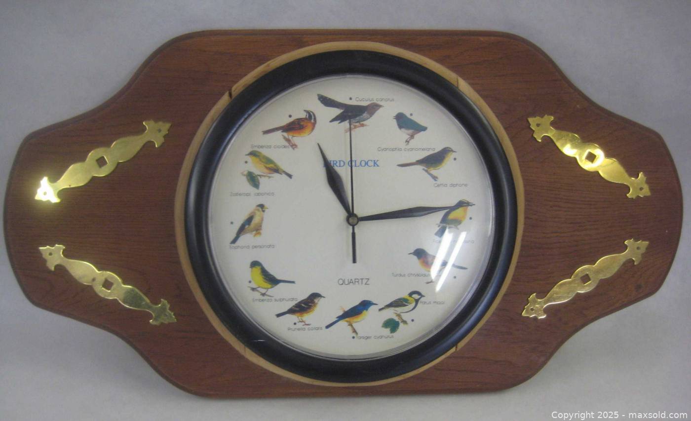 Quartz Bird Sound Wall Clock | Maxsold
